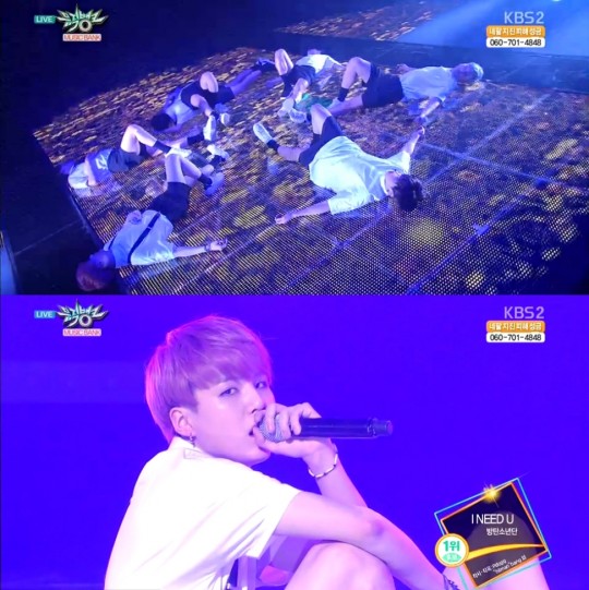 뮤직뱅크 방탄소년단 풋풋한 와일드 매력 아이 니드 유 텐아시아