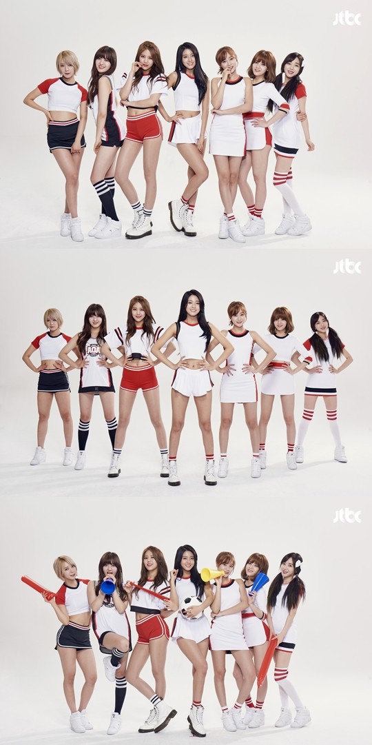 AOA, JTBC 단독중계 '2015 동아시안컵' 홍보 모델 낙점...'대세 걸그룹'