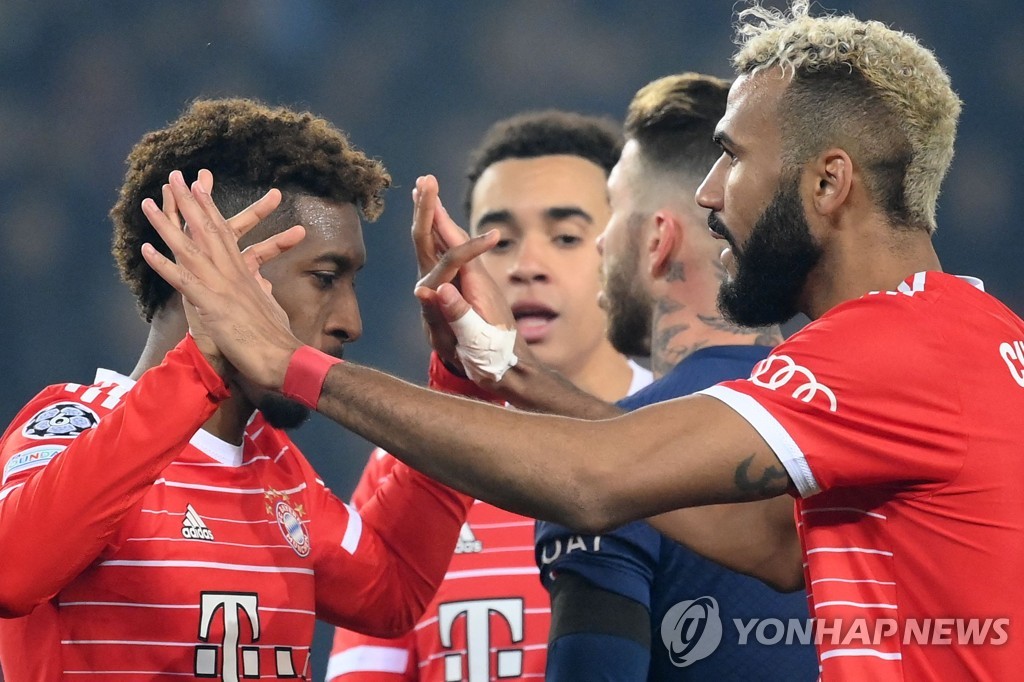 뮌헨, 원정서 MNM 가동 PSG 1-0 제압…UCL 8강행 청신호 | 한국경제