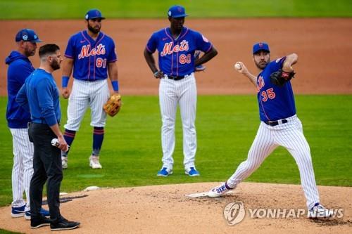 MLB 메츠 벌랜더, 5이닝 1안타 8K 무실점에도 뭔가 부족했다 | 한국경제