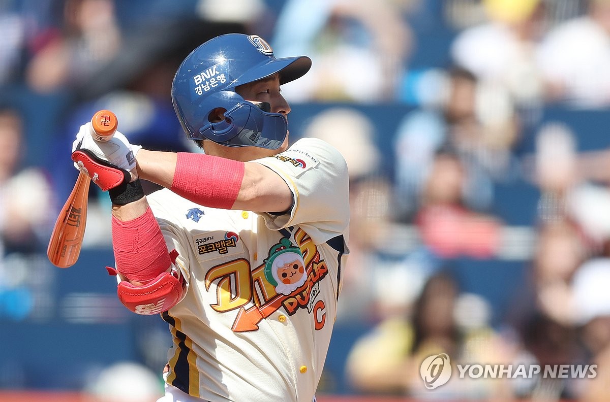 NC 손아섭, 8시즌 연속 150안타…박용택 넘어 KBO 최초 기록 | 한국경제