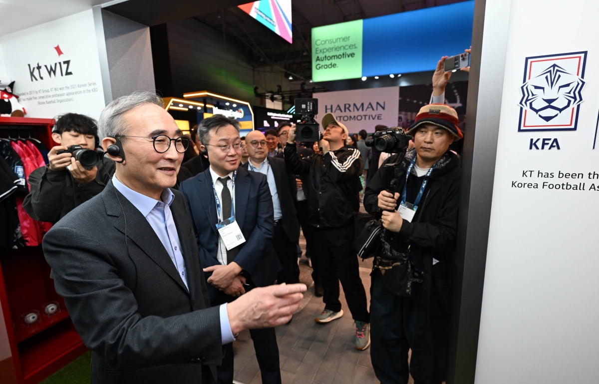 Kim Young-seop CEO of KT at MWC2025 Exhibition - www.world-today-journal.com - World Today Journal