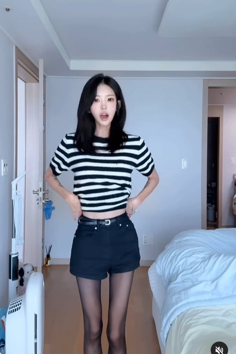 '41kg' 최준희, 종아리보다 얇은 허벅지 자랑하더니 '명언' 남겼다