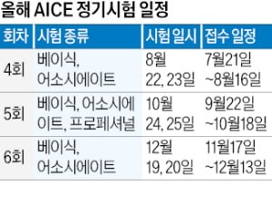 AI 능력평가 AICE 내달 정기시험 | 한국경제
